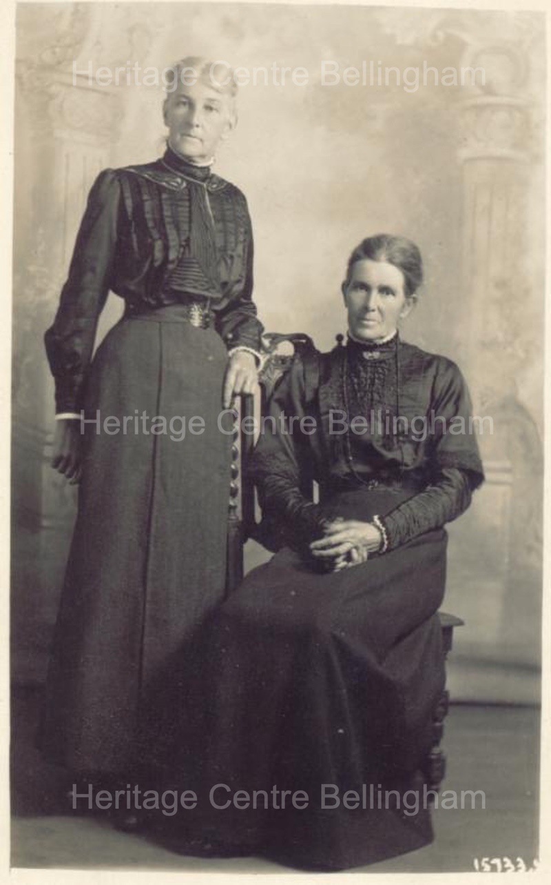 Studio portrait of two unknown women - Images Database - The Heritage ...