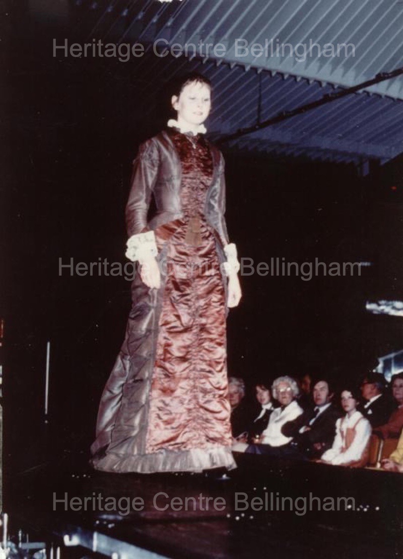 Sarah Robson in 1980 wearing the wedding dress worn by her great ...